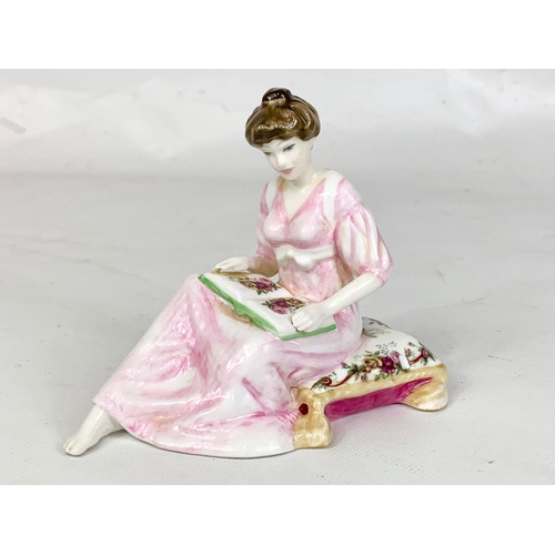 A Royal Albert porcelain figurine, "Thoughts of You." 10cm