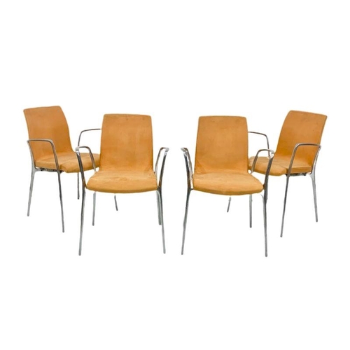 A set of four "Gorka" chairs, dsigned by Jorge Pensi, for AKABA. Mid ...