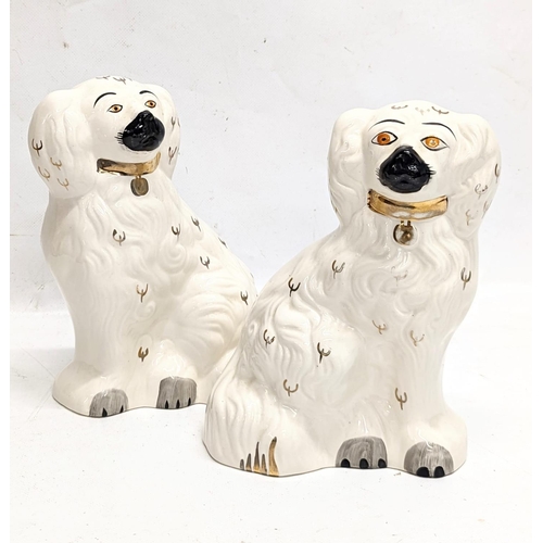 A pair of vintage Beswick pottery dogs. 19.5cm