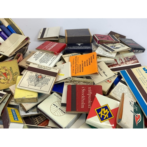 A collection of vintage matches.