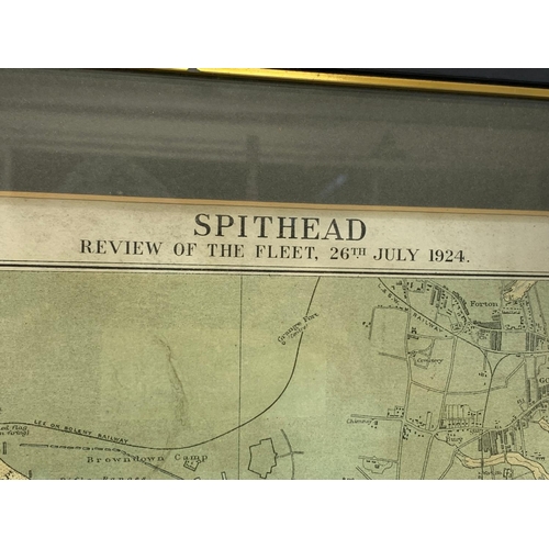 An early 20th century “Review of the Fleet” at Spithead. Dated 26th ...