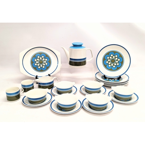 23 pieces of Mid Century J&G Meakin "Elite" studio pottery. Including ...