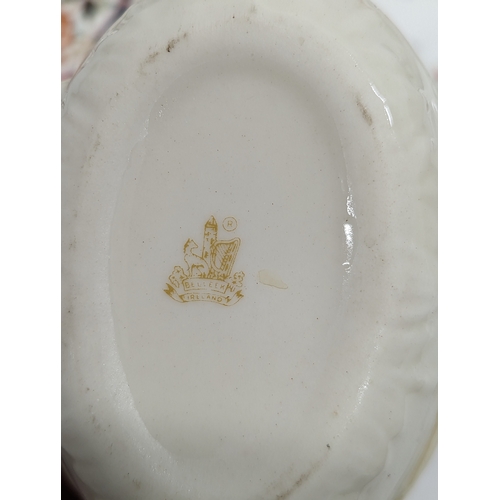 A quantity of pottery including Royal Doulton, Wade, Poole, Belleek ...