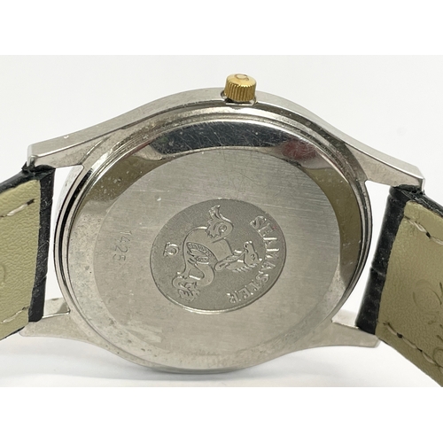 An Omega Seamaster Quartz watch. 1990-1995.
