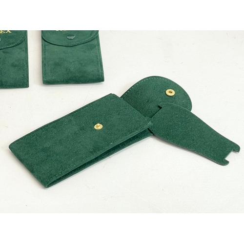 4 Rolex watch cases.