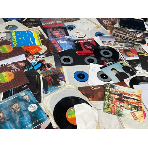 A large collection of LP, vinyl records