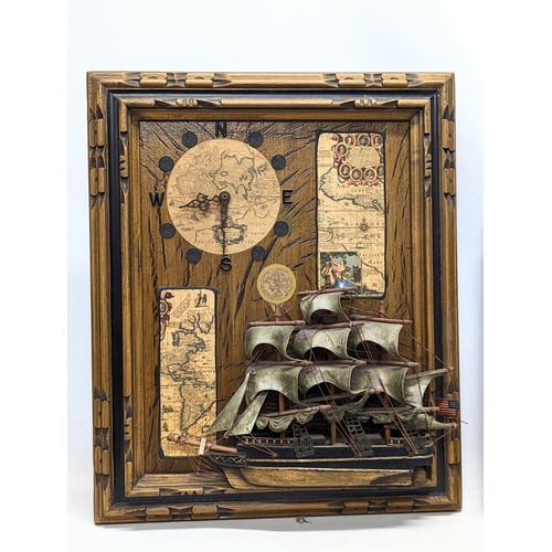 A sundry lot of nautical items, including model ship of "Sea Witch ...