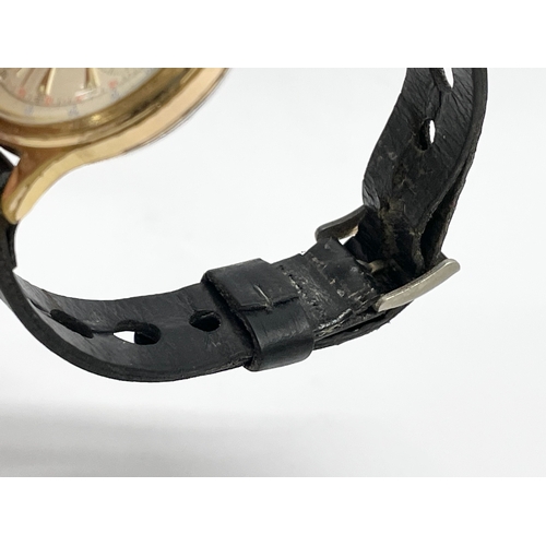 A vintage Lanco 17 Jewels Incabloc Antimagnetic gents watch.