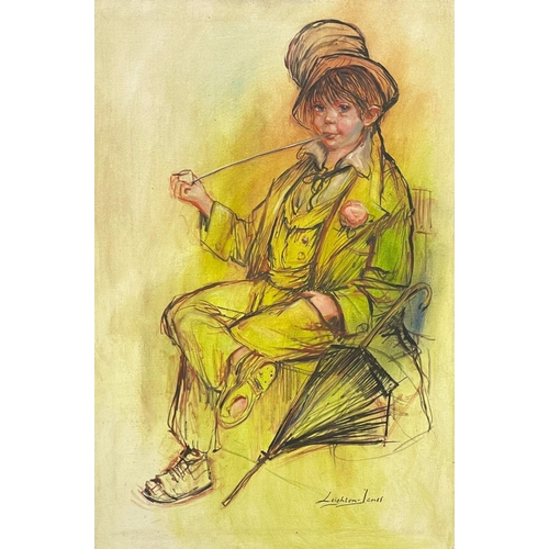 A large oil painting by renowned artist Leighton Jones (1932-2011 ...