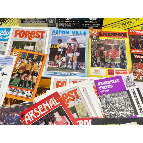 A collection of vintage football programmes. 1960’s-1990’s. Liverpool ...