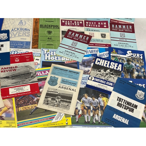 A collection of vintage football programmes. 1960’s-1980’s. West Ham ...