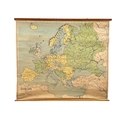 Large 1963 Philips map of Europe, 183x158cm