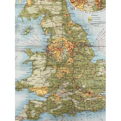 A vintage Great Central Railway Map. 60x91.5cm