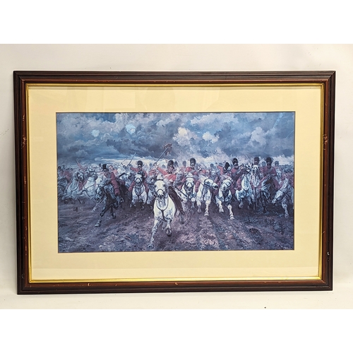 A large print by Elizabeth Thompson (1846-1933), titled "Scotland ...