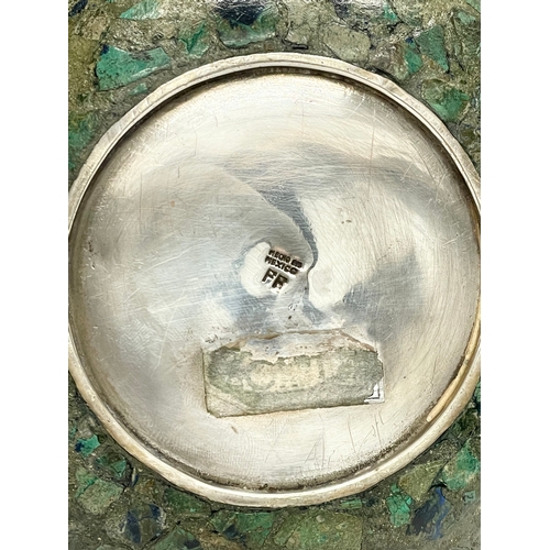 A Los Castillo Taxco silver plated pitcher. 19x20cm