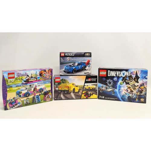 4 boxes of unopened Lego, including Dimensions Starter Pack, Speed ...
