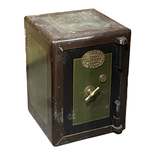 An Edwardian period Fire Resistant safe. Ratner, London. With keys ...