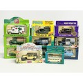 A collection of Lledo model trucks in boxes. Lledo 7UP, Lledo Pepsi ...