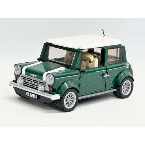 A complete LEGO Mini Cooper. 25cm