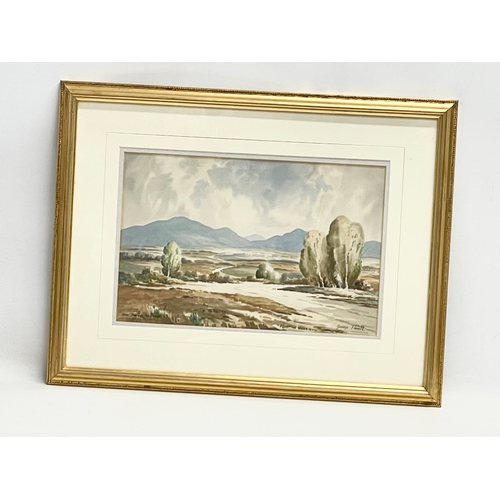 A watercolour by George Farrell. 36.5x24cm. Frame 55x42.5cm