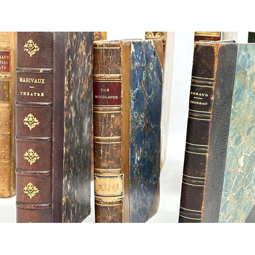 A collection of late 18th and 19th century books.