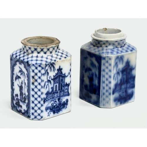 A pair of early 19th century Chinese, late Emperor Jiaqing tea caddy’s ...