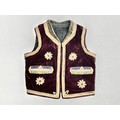 A vintage Middle Eastern embroidered vest.