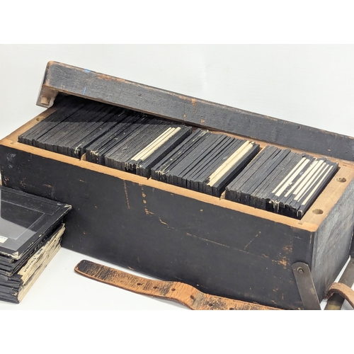 A collection of vintage projector slides, circa 1950s. England ...