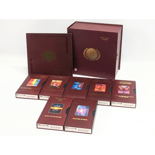 A complete Star Trek 30th Anniversary Edition movie box set.