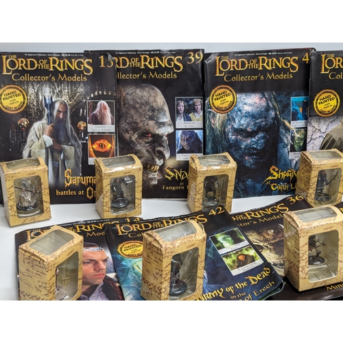 A collection of The Lord of The Rings Collector's Models. Hand painted ...