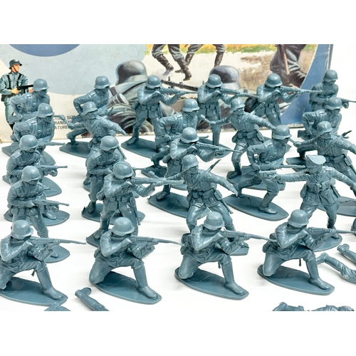 2 boxes of vintage Airfix WWII German model soldiers. Airfix WWII ...