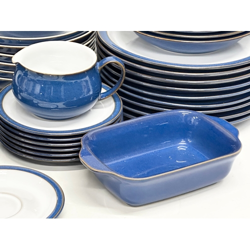 A 49 piece Denby Classic Kitchenware ‘Imperial Blue’ dinner service. 9 ...