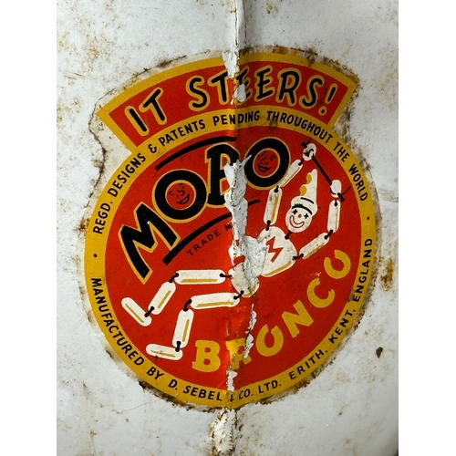 A 1950’s Mobo Bronco mechanical child’s horse.