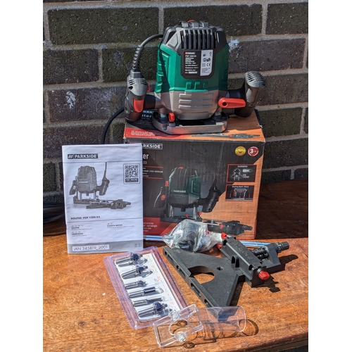 A Parkside router POF 1200 D3 in box