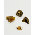 4 African fire opals. (10)
