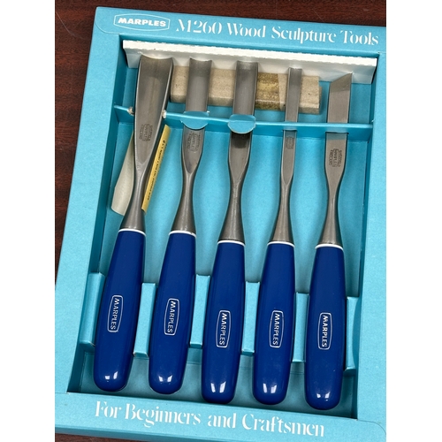 A set of unused Marples Blue Chip M260 Wood Sculpture Tools. Marples ...