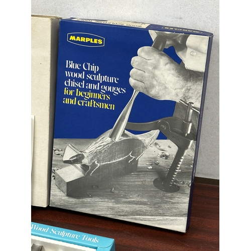 A set of unused Marples Blue Chip M260 Wood Sculpture Tools. Marples ...