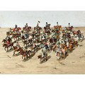 A collection of Del Prado mounted soldiers.