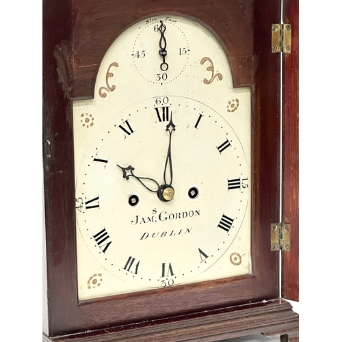 James Gordon of Dublin. Late 18th Century. George III mahogany cased ...