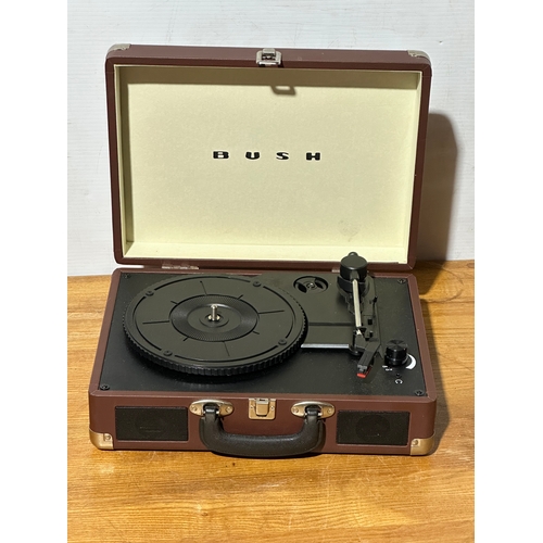 A Bush record player.