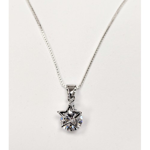 New Sterling silver chain & pendant