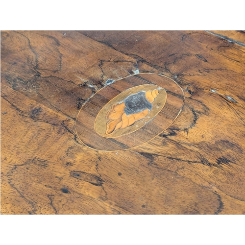 A rosewood pedestal work table. C.1830. William IV. Early 19th Century ...