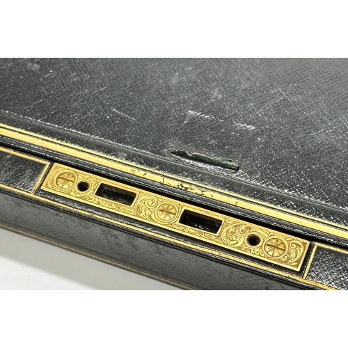 Lord Henry De Stafford. H. Rodrigues Piccadilly London. A excellent quality Late 19th Century leathe