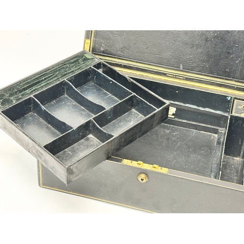 Lord Henry De Stafford. H. Rodrigues Piccadilly London. A excellent quality Late 19th Century leathe