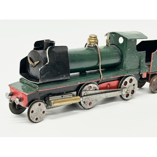 An Early 20th Century scratch built locomotive and tender. Locomotive ...