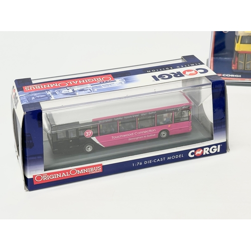 Limited Edition Corgi model buses. The Original Omnibus.