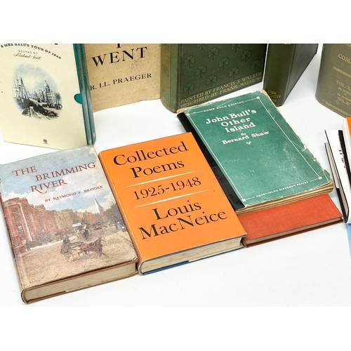 A good collection of Irish books.