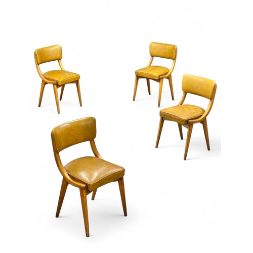 Stoe Ben. C.1960. A set of 4 Mid Century bentwood Stoe Ben Chairs. With ...