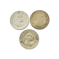 3 Silver 10 Shilling Coins, 1966