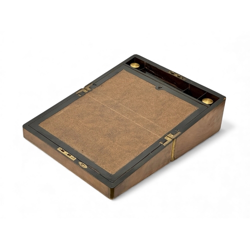 Corporal Paddock. A Late 19th Century Victorian burr walnut stationary ...
